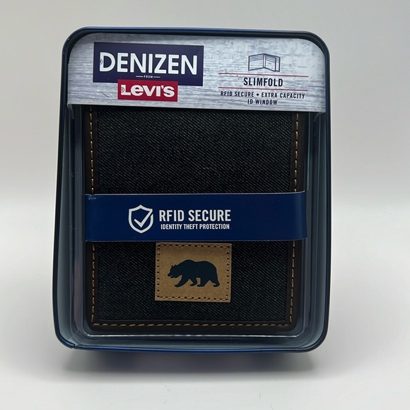 Denizen from Levi's | Accessories | Denizen From Levis Mens Slimfold Wallet Rfid New | Poshmark